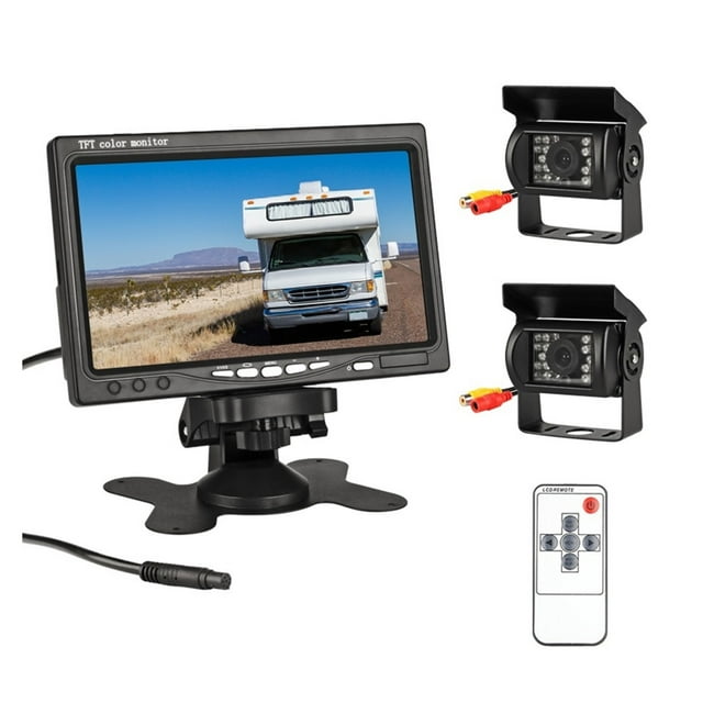 TFT LCD Color HD Screen Monitor For Car CCTV Reverse Rear View Backup ...