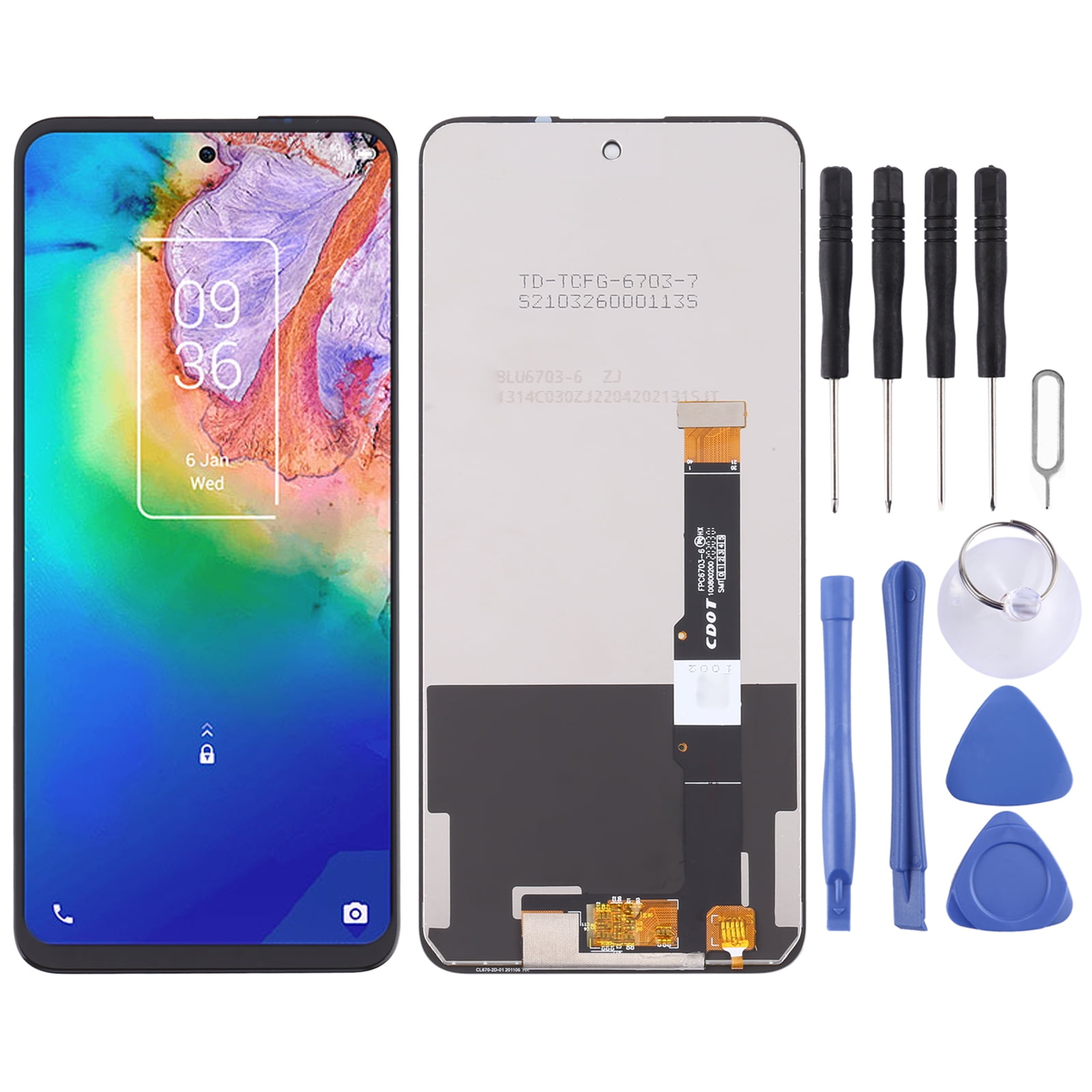 TFT LCD Screen For TCL 20 5G T781 T781K T781H with Digitizer Full ...