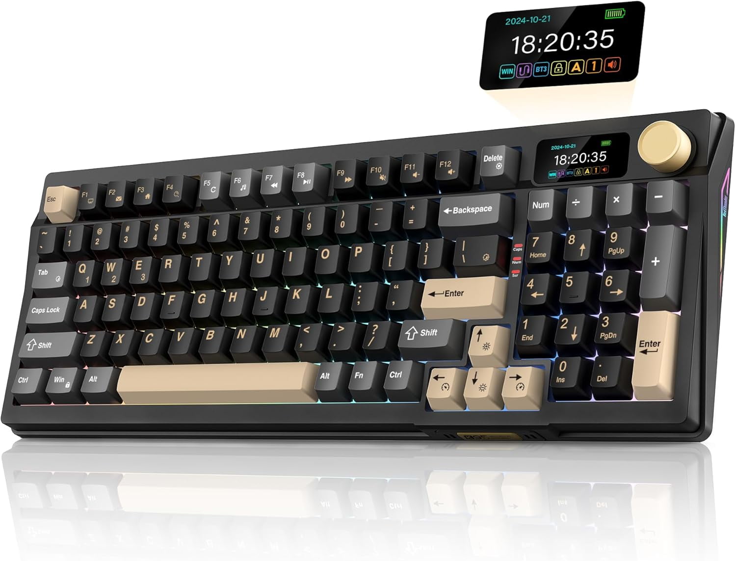 TFT Screen & CNC Knob】It's time to pick the most stylish keyboard for ...