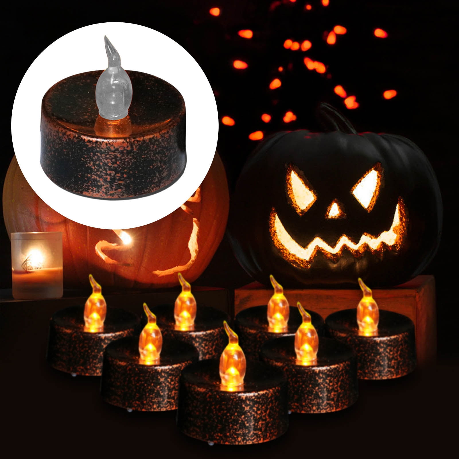 TFYZYY 12pc LED Candle Light Battery Operated Outdoor Decoration Retro ...