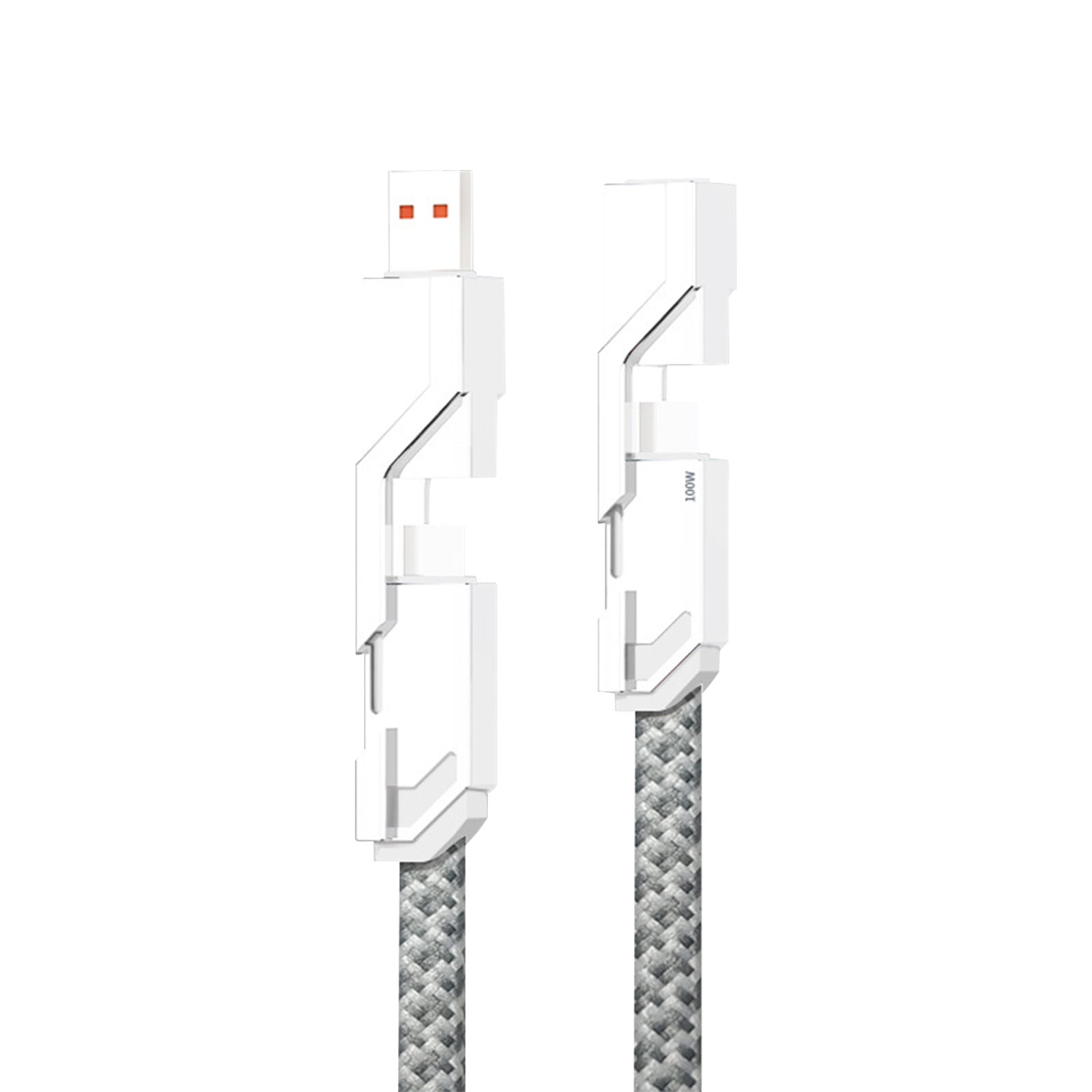 TFYZYY 4-in-1 Fast Charging Data Cable 100W USB Type-C Multiport Cable ...