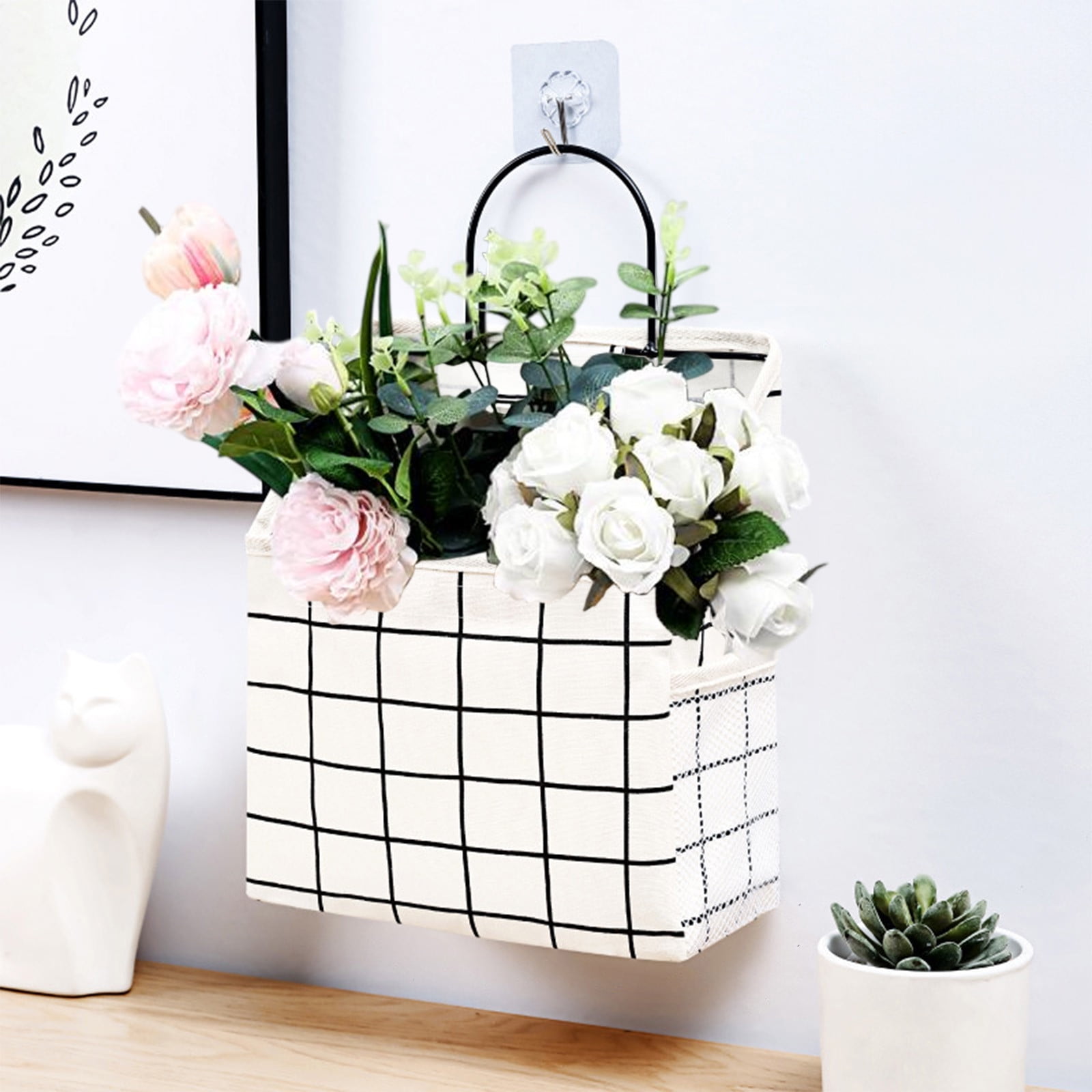 TFYZYY Bedside Hanging Storage Basket - Multi-Function Organizer Caddy ...