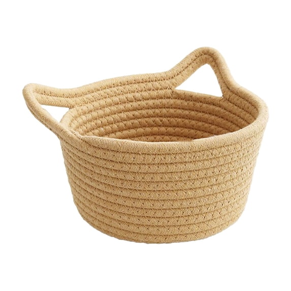 TFYZYY Cats Ear Storage Basket Decorative Rope Organizer for Keys ...