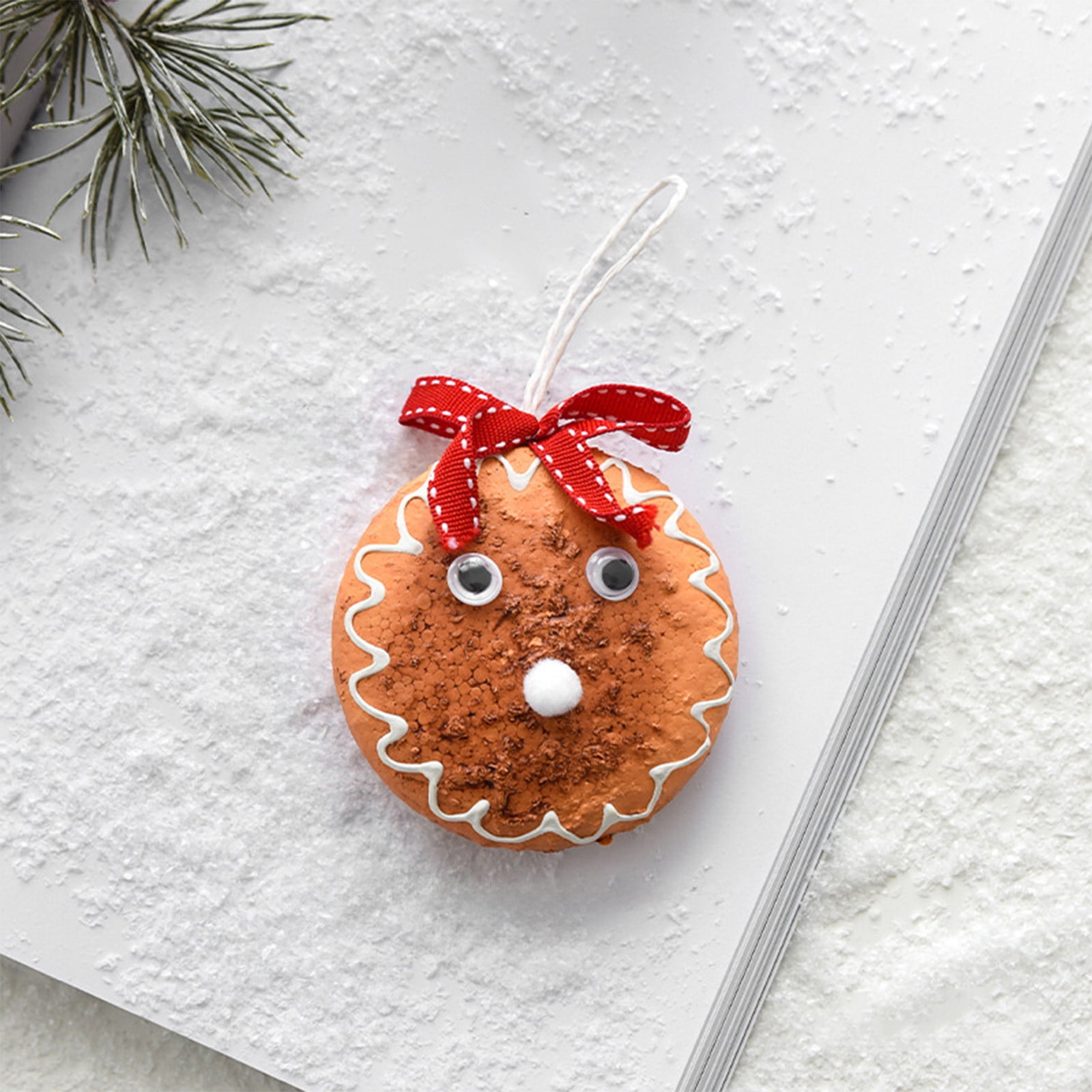 TFYZYY Gingerbread Man Christmas Decorations Pendant Cute Doll Foam ...