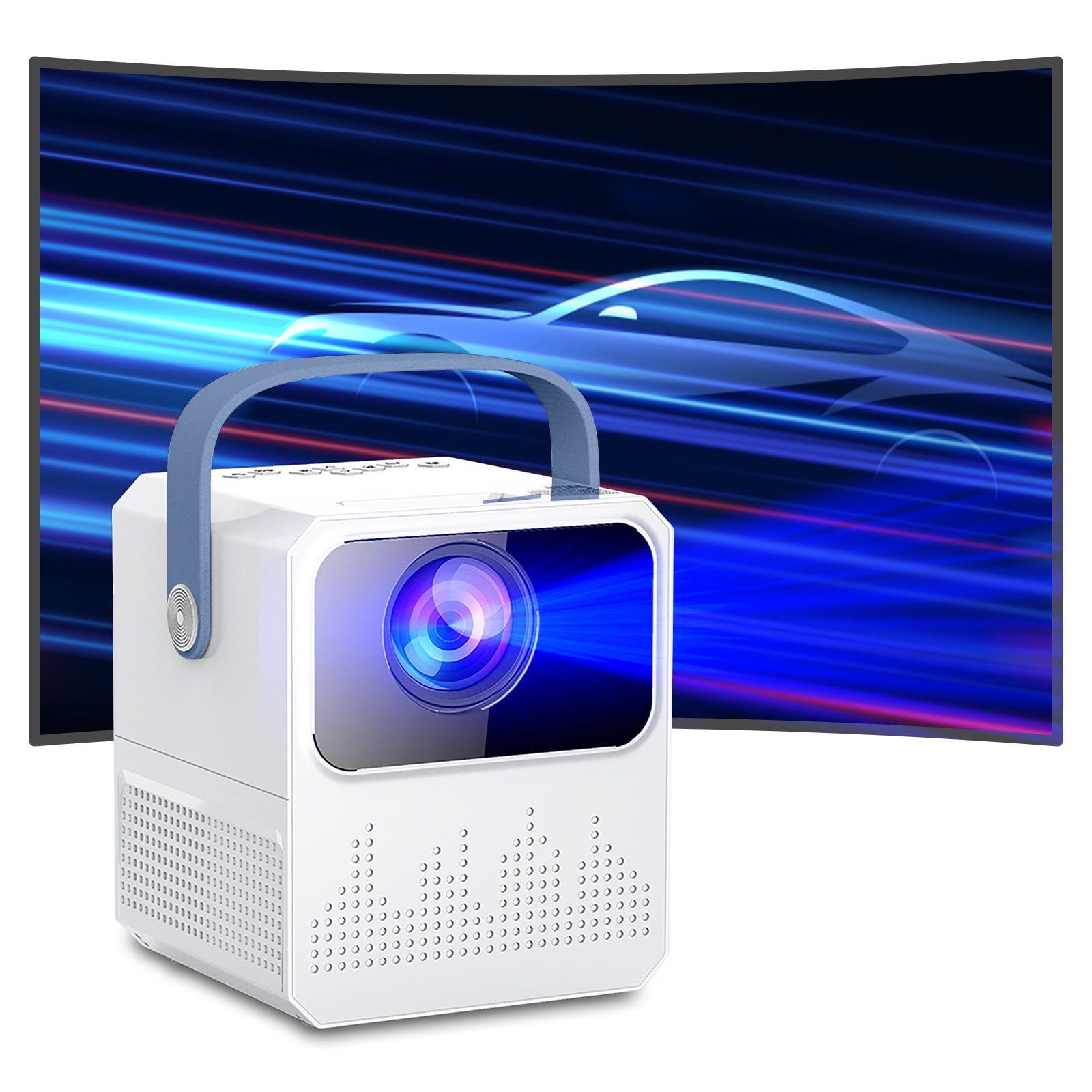 TFYZYY Portable HD Projector with WiFi, 1080P Mini LCD Projector for ...