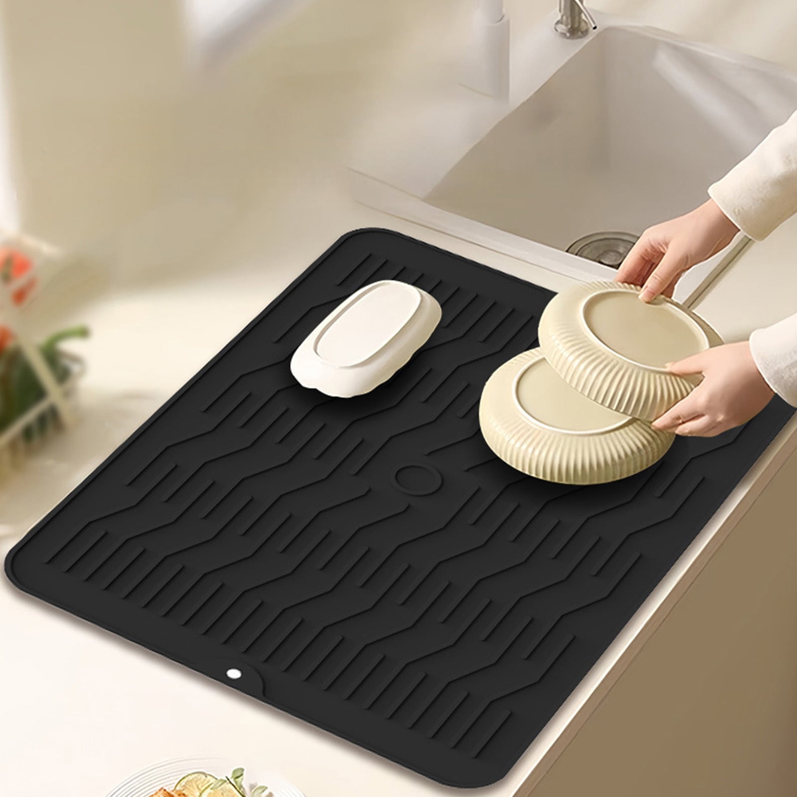 TFYZYY Silica Gel Thick Draining Pad - Non-Slip, Heat-Resistant ...