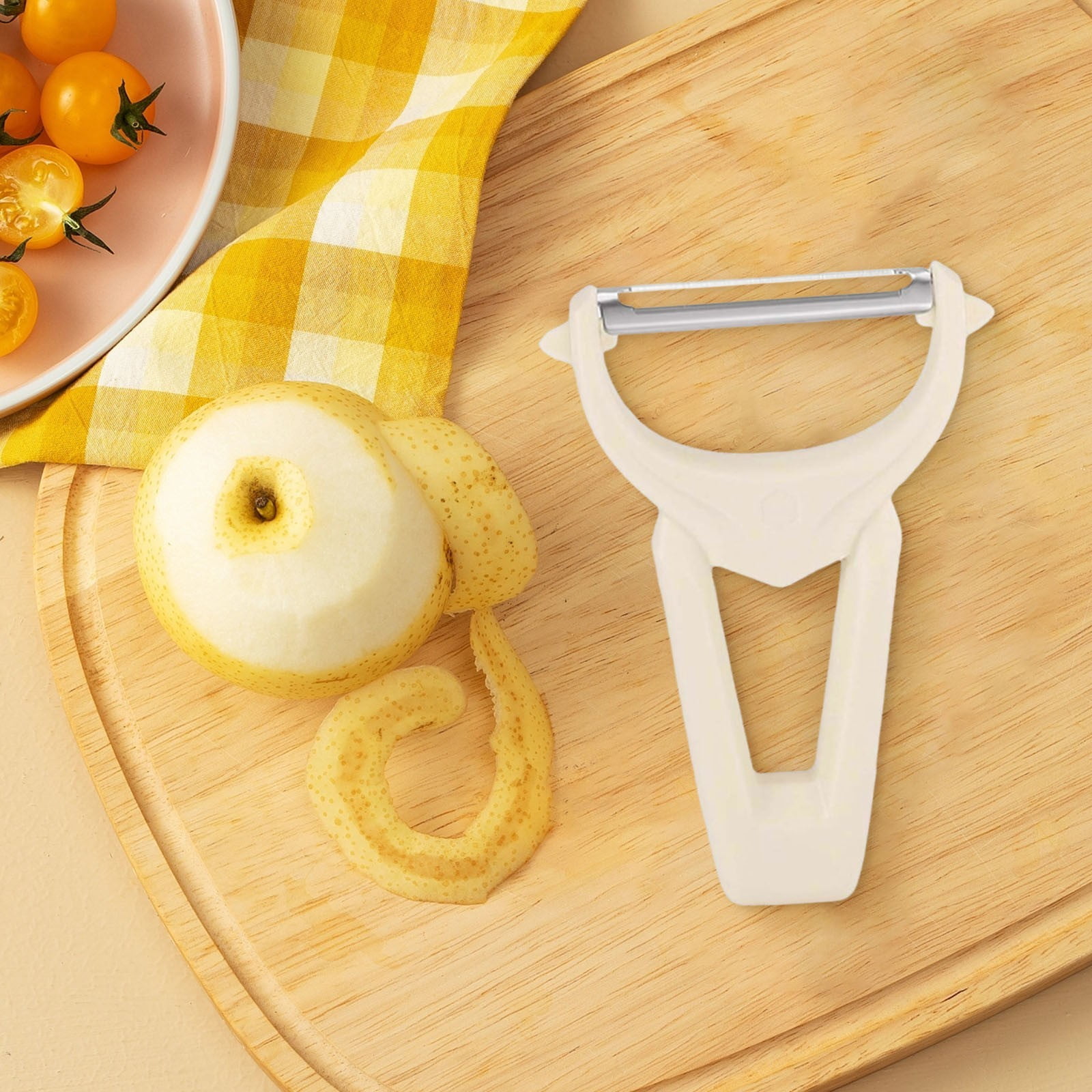 TFYZYY Stainless Steel Potato Peeler & Fruit Shaper - Ergonomic Handle ...