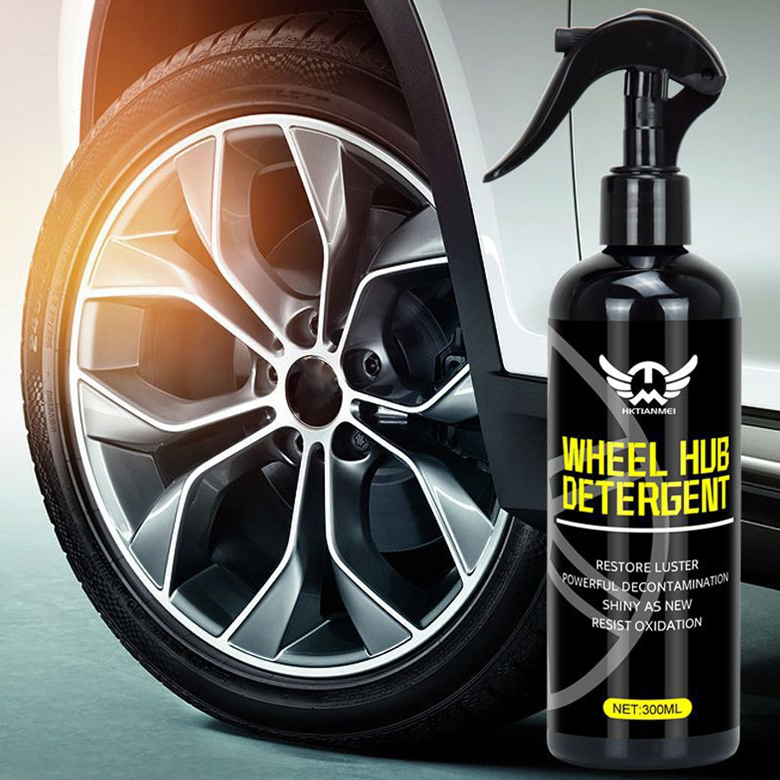 TFYZYY Wheel Cleaner Rust Remover 300ml for Aluminum Alloy, Removes ...
