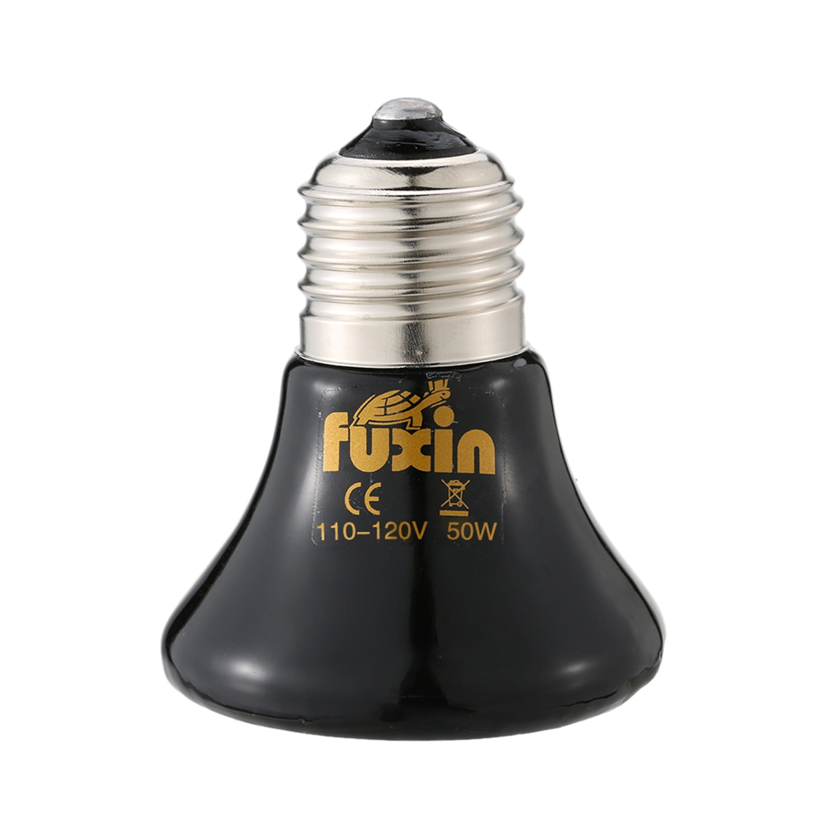 TFixol 50W/100W Mini Ceramic Heat Emitter Reptile Heat Lamp Bulb No ...