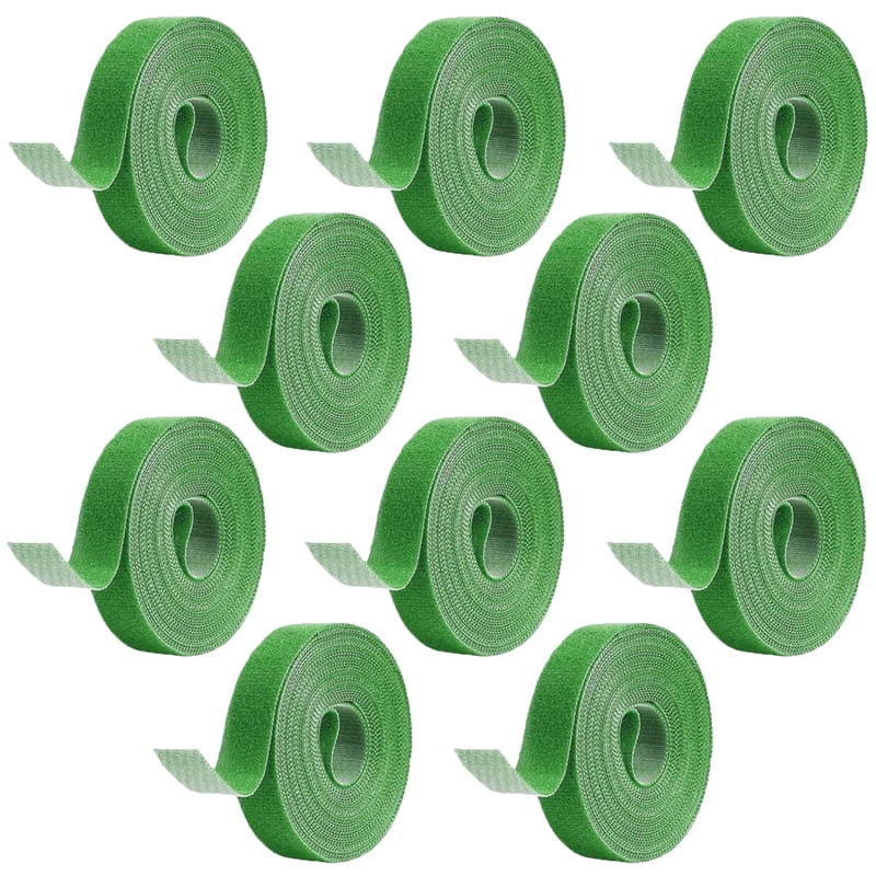 TFixol Gardening Gift 10 Rolls of Reusable Nylon Velcro Tape for Garden ...