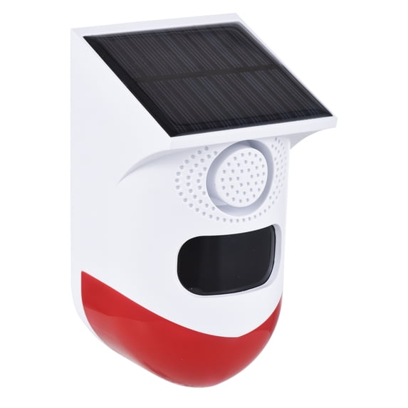 TFixol Gardening GiftSolar Motion Sensor Alarm Outdoor Alarm 120dB Loud ...