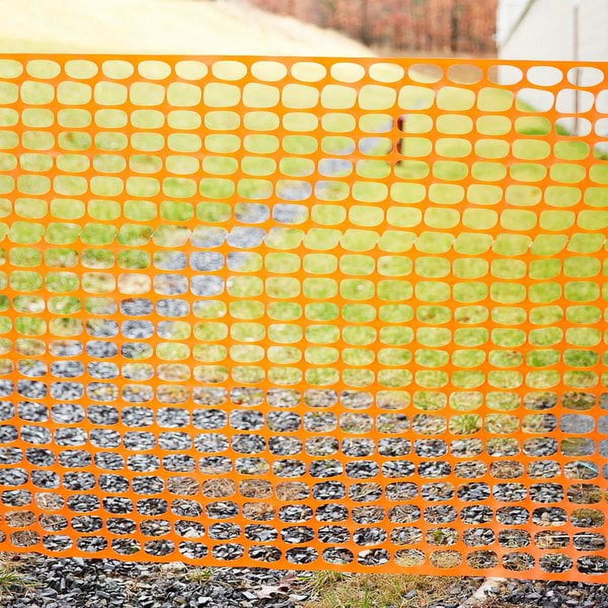 TG 4 ft. x 100 ft. Orange Safety Fencing - Oval Pattern - Walmart.com