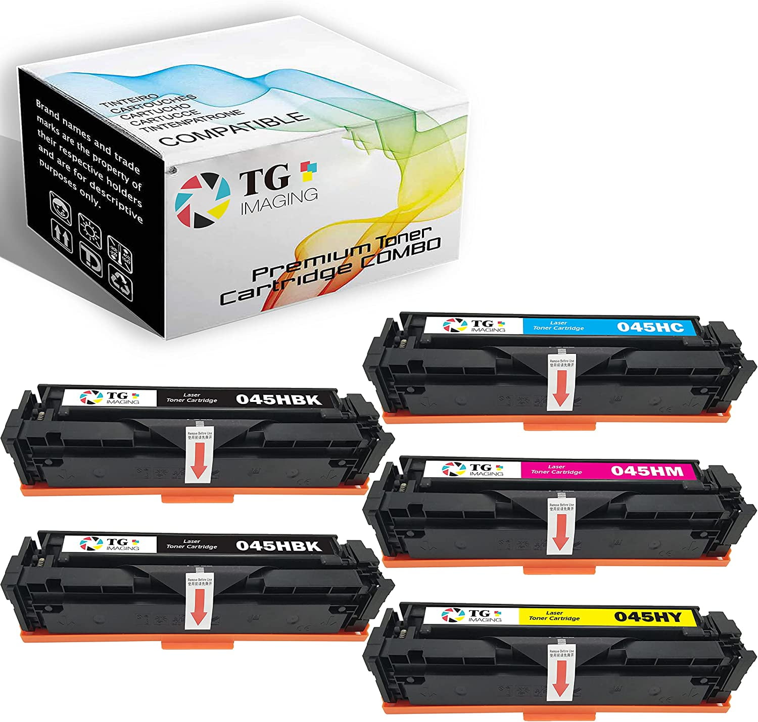 TG Imaging Compatible 045 Toner Cartridge Replacement for 045H Toner ...