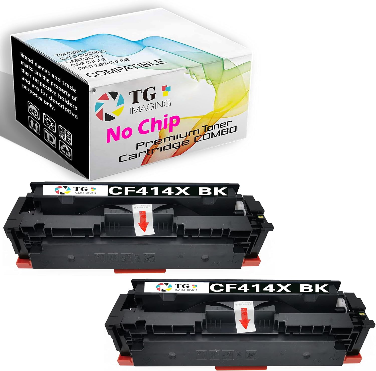 TG Imaging Compatible Toner Cartridge Replacement for 414X (Black Only ...