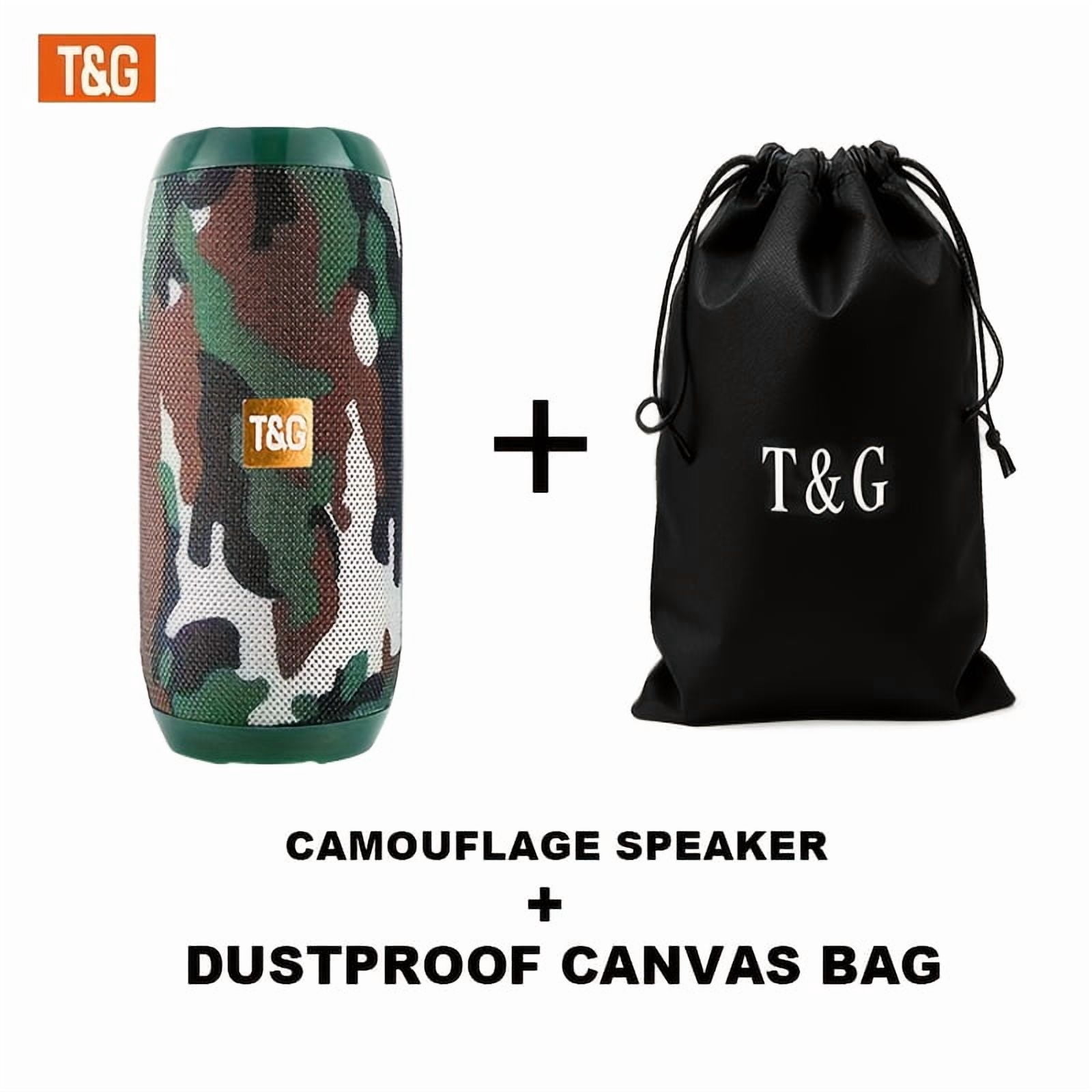 TG117 Portable Bluetooth Speaker: 10W HD Sound, Deep Bass, 1200mAh ...