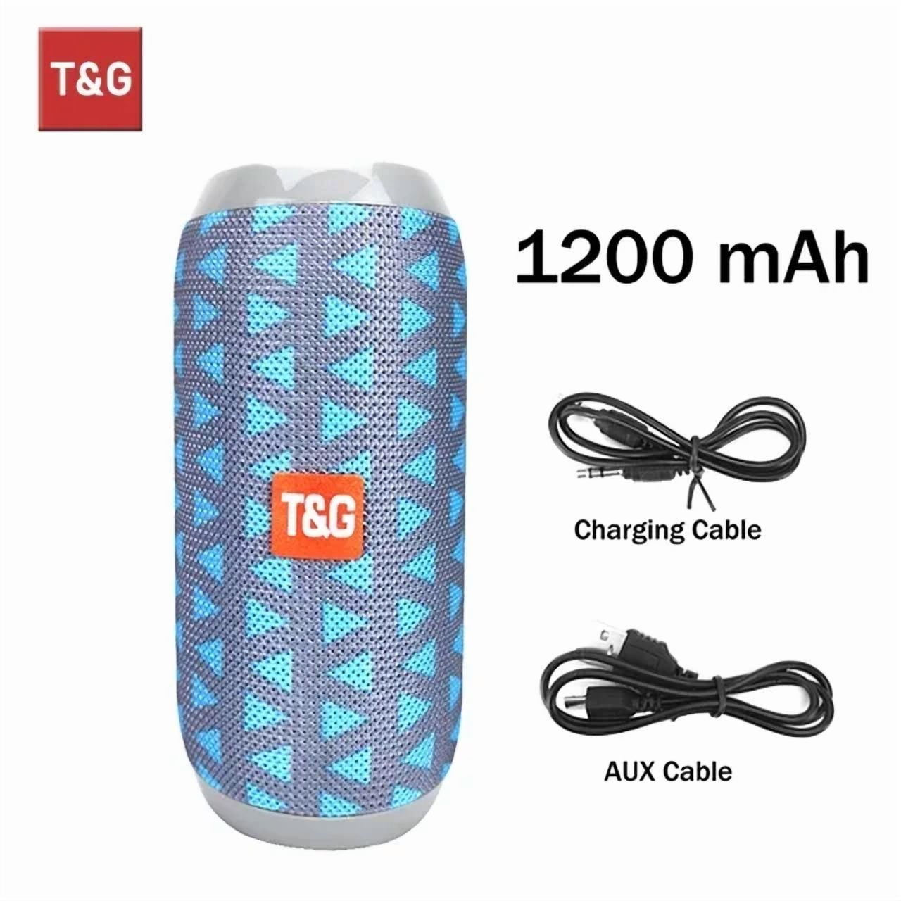 TG117 Portable Bluetooth Speaker TWS Wireless Dual Bass Outdoor Column ...