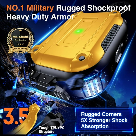 TG1457THT-Armour Lock for AirPods Pro 2nd Generation Case with Secure ...