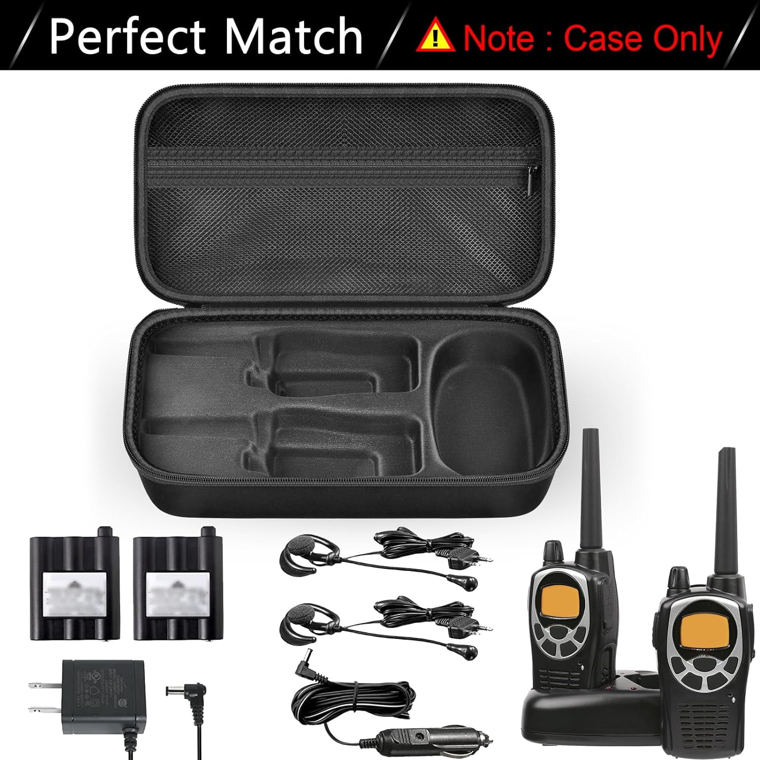 TG1635THT-Walkie Talkie Case Holder for 50 Channel GMRS Two-Way Radio ...