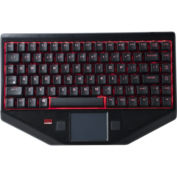 TG3 Electronics KBA-BLT-5RBUVS 82 Key Backlit Touchpad USB: Electronics ...