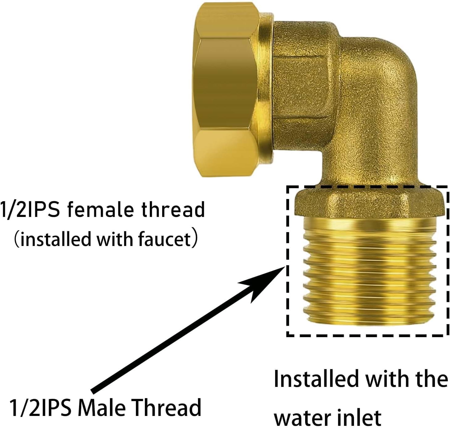 1 2 Ips Faucet Connectornull