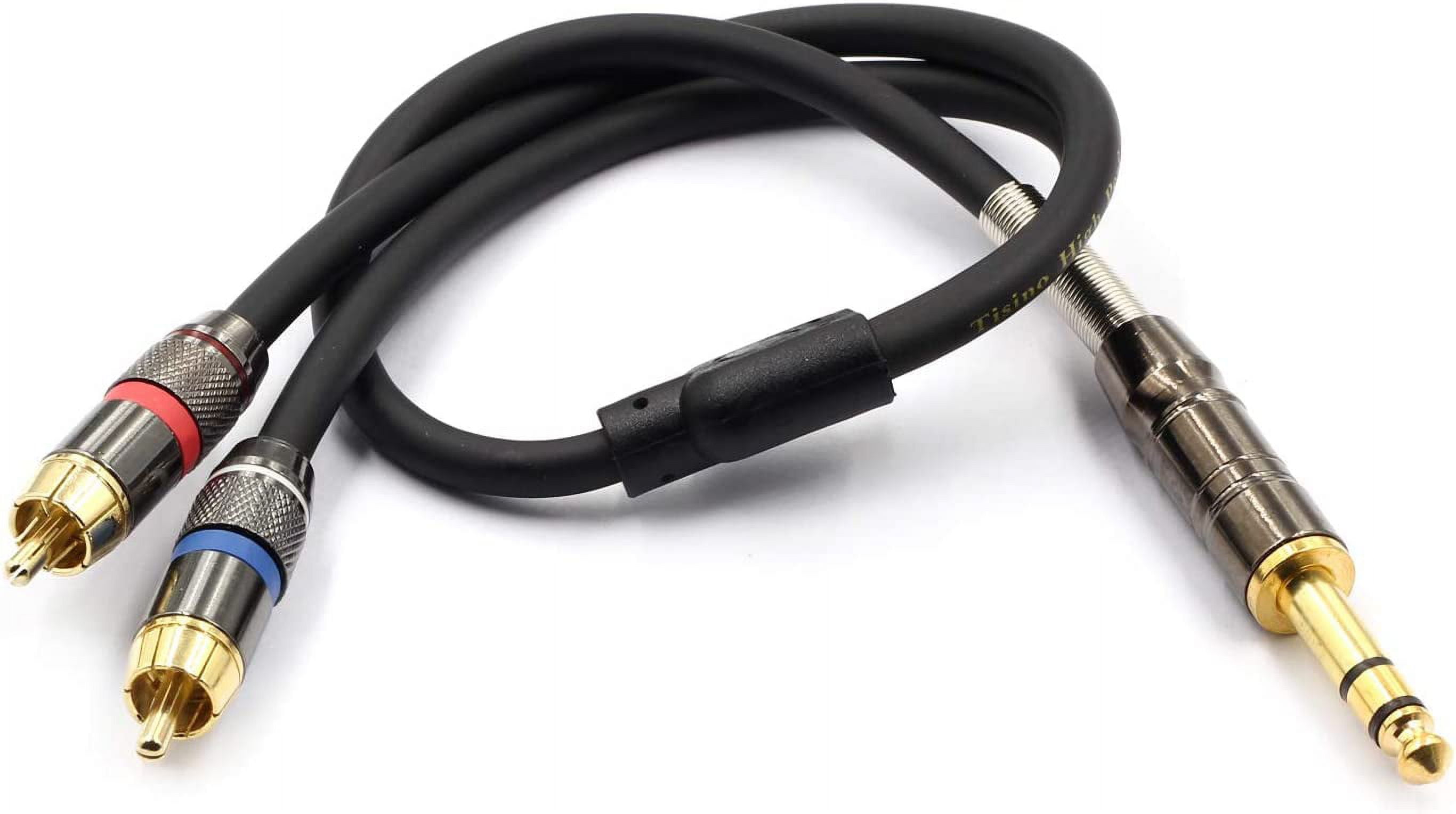 TG4THT-1/4 to RCA Cable, Quarter inch TRS to RCA Audio Cable 6.35mm ...