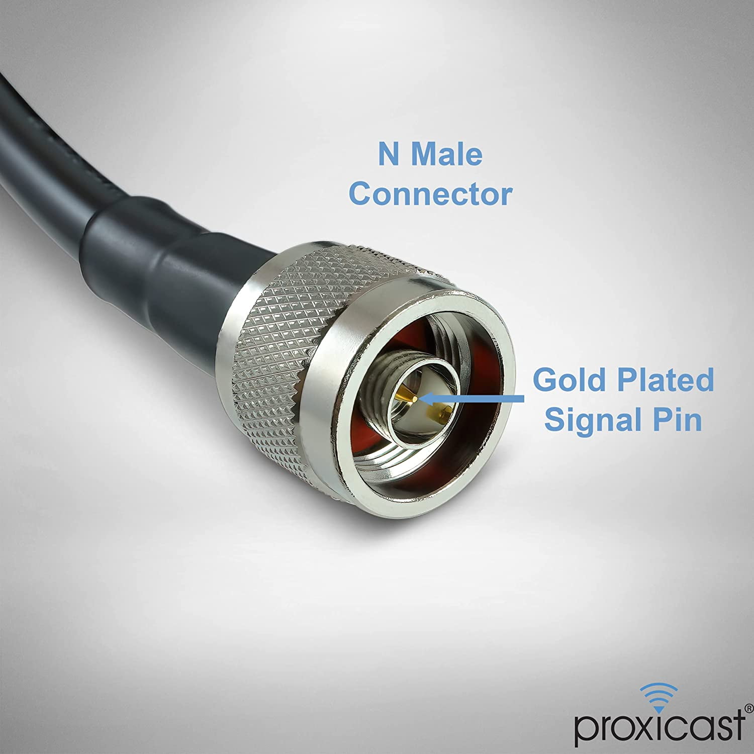 TG4THT-10 ft N Male to N Male Premium 400 Series Low-Loss Coaxial Cable (50 Ohm) for 4G LTE, 5G ...