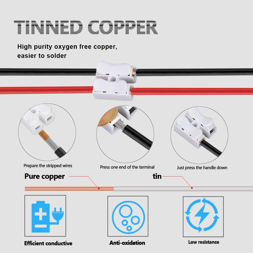 TG4THT-100FT 22 Gauge 22/2 2 Conductor Electrical Wire 2 Core 22 AWG ...