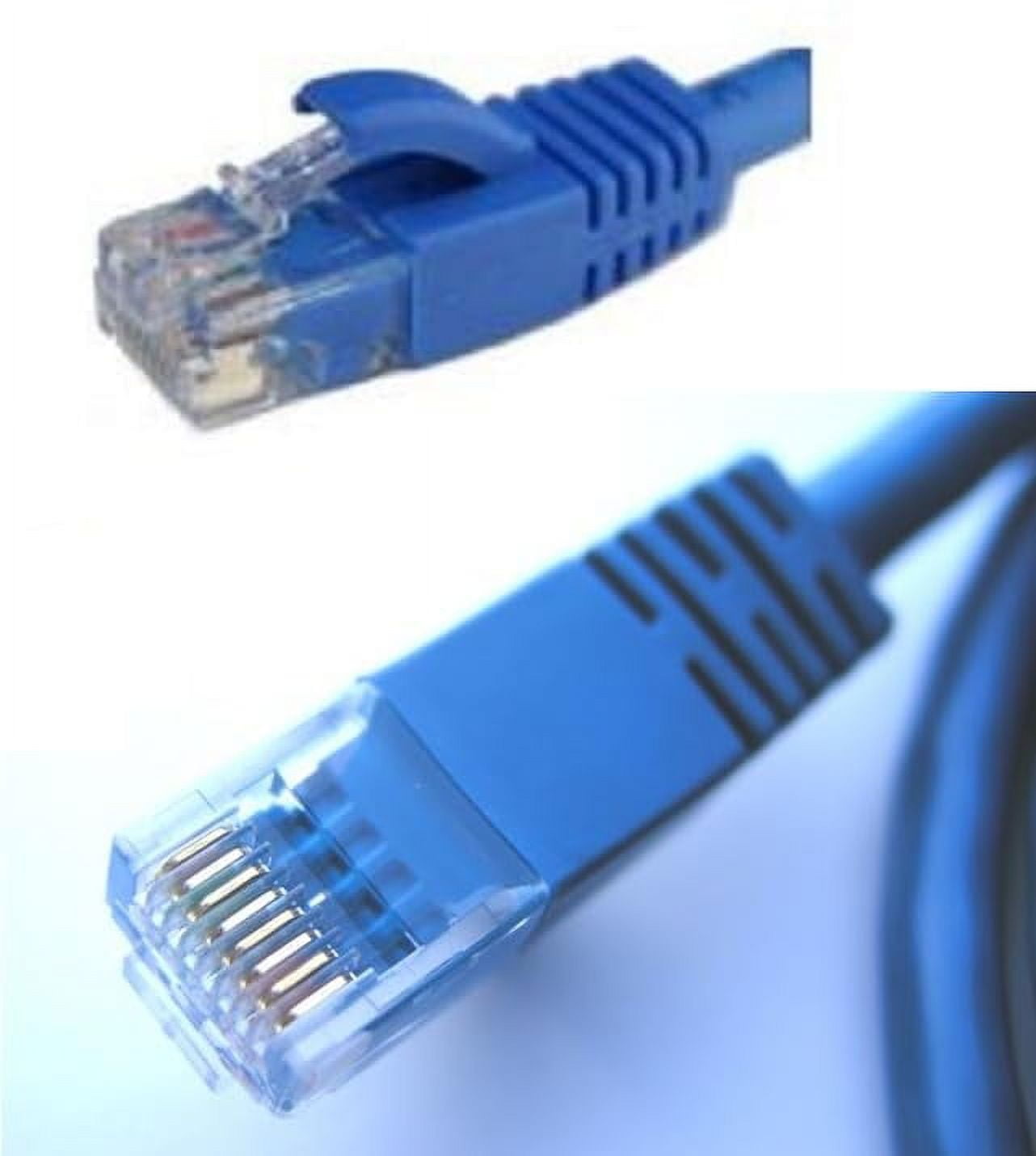 TG4THT-200ft Blue RJ45 CAT6 Ethernet LAN Network Internet Computer ...