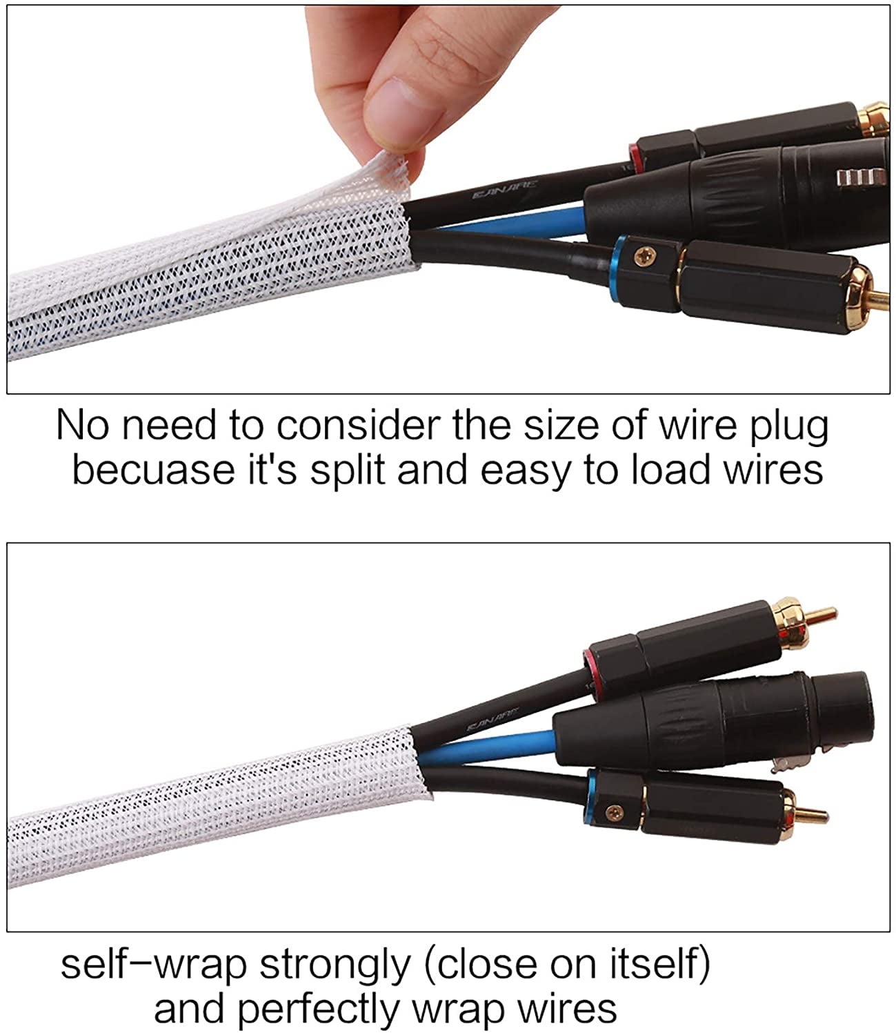 TG4THT-20ft - 1.5 inch Cord Protector Wire Loom Tubing Cable Sleeve ...