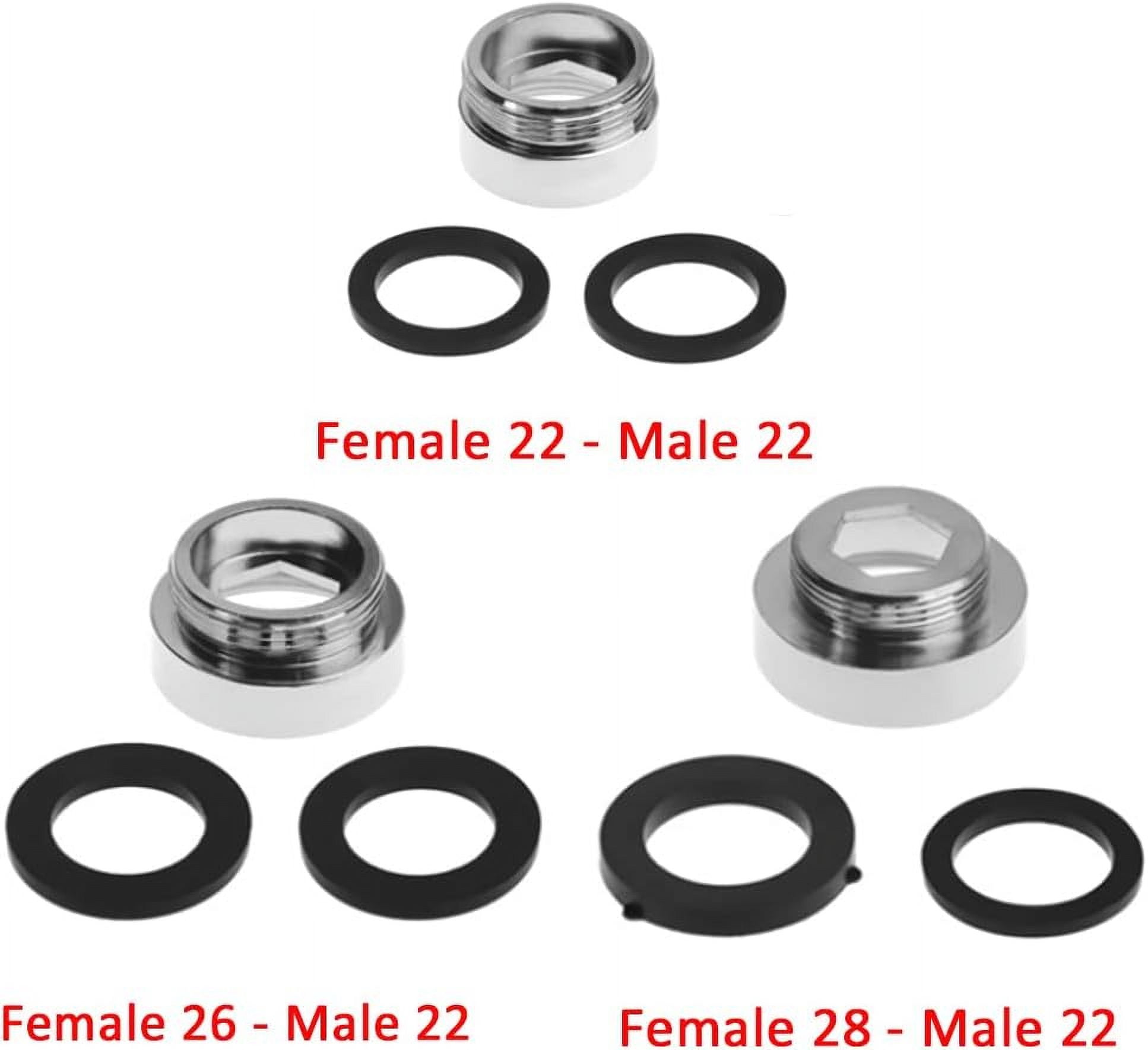 TG4THT-2pcs Tap Water Filter Faucet Adapter, Brass Faucet Aerator ...