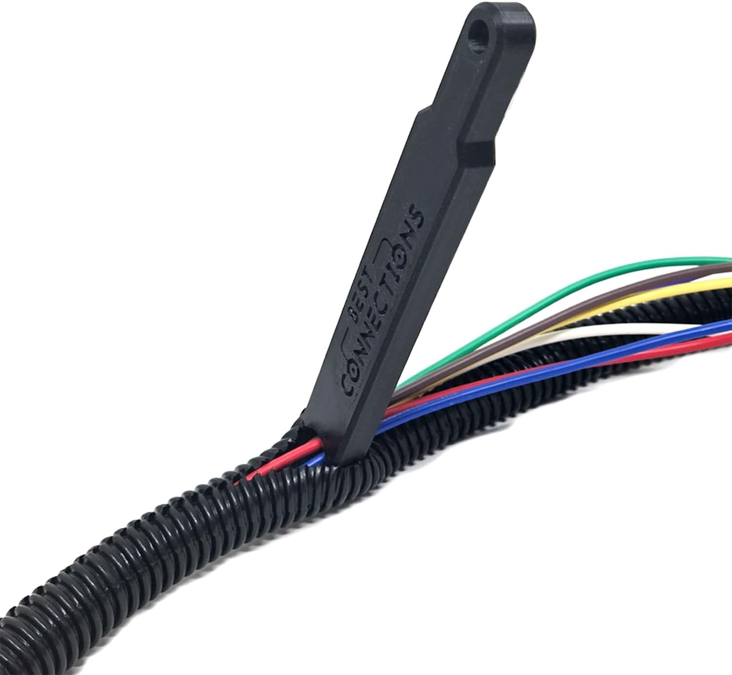 TG4THT-3/4" x 100 ft Split Wire Loom Flex-Guard Convoluted Tubing with ...