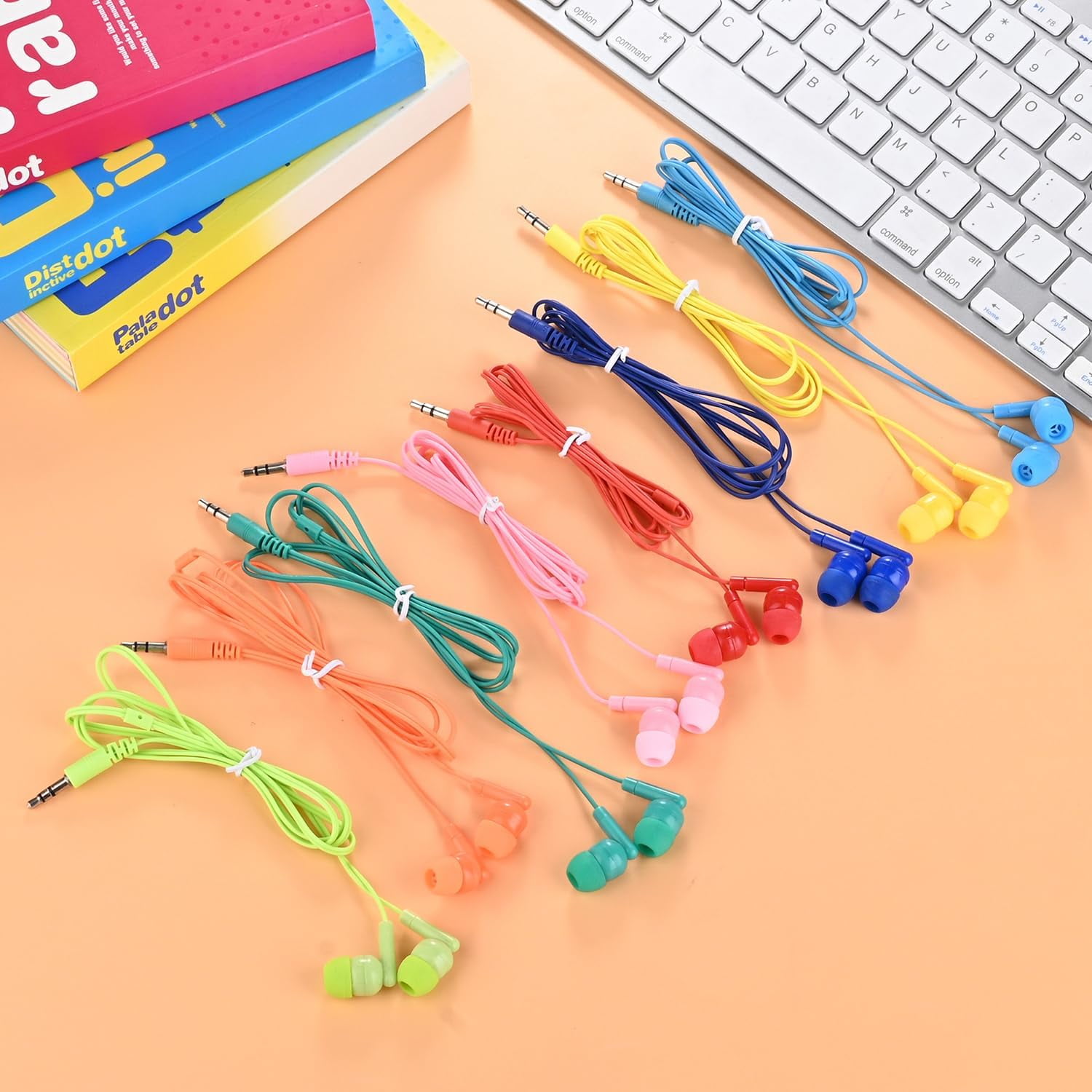 TG4THT-30 Pack Bulk Kids Earbuds for Classroom School Library, Student ...