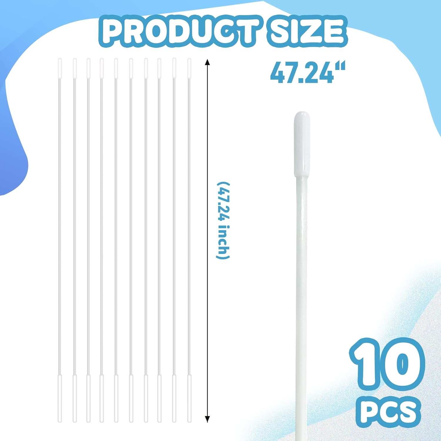 TG4THT-47.24" Fiberglass Flexible Rods for Worship Flags, Flexi Rod for ...