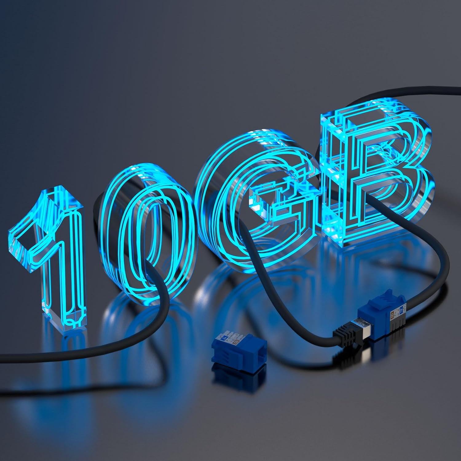 TG4THT-50-Pack Cat6 Keystone Jacks with Punch Down Stand, Slim Profile RJ45 Ethernet Keystone ...