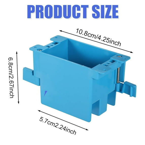 TG4THT-8 pack1-Gang Old Work Retrofit Electrical Box, 14 Cu. in. PVC ...