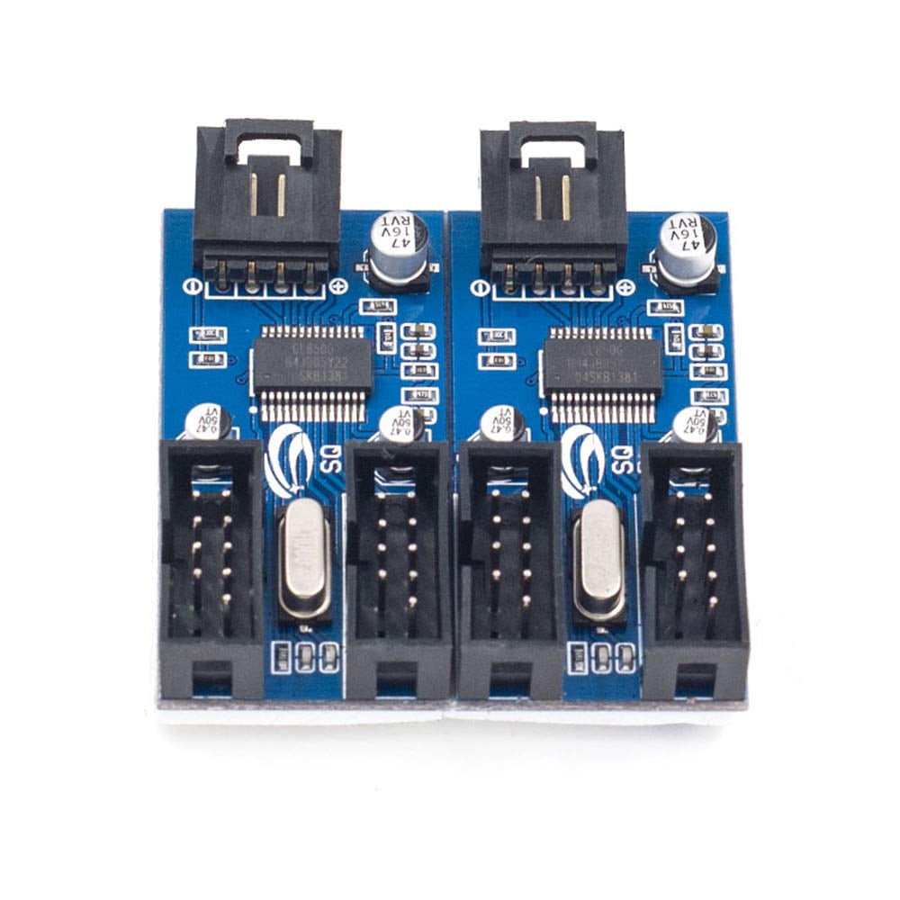 TG4THT-9pin USB Header Male 1 to 4 Female Extension Cable Card ...
