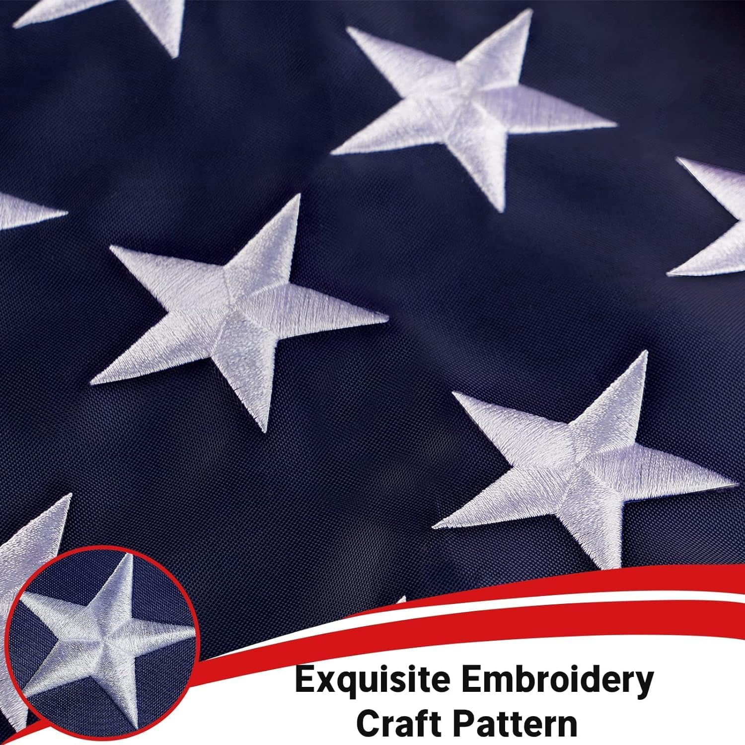 TG4THT-American Flag 20x30 Inches for Boat, Embroidered Small Boat ...