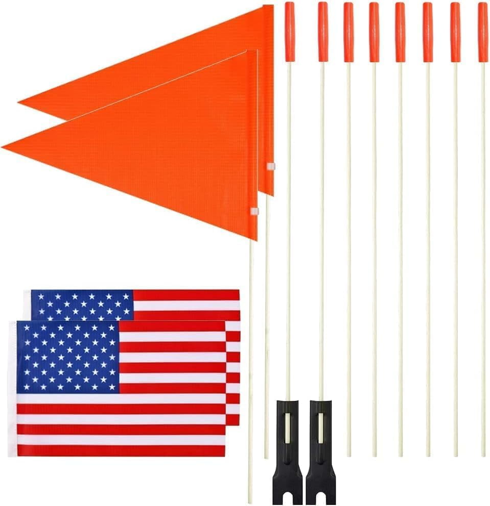 TG4THT-Bike Safety Flag with Polyester Full Color Tear-Resistant ...