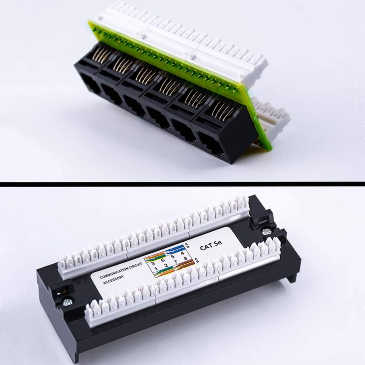 TG4THT-[CAT5 CAT5e 6 Port Replace Patch Panel Unshielded with Coded ...
