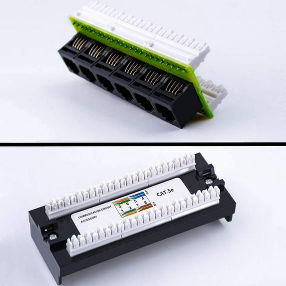 TG4THT-[CAT5 CAT5e 6 Port Replace Patch Panel Unshielded with Coded ...