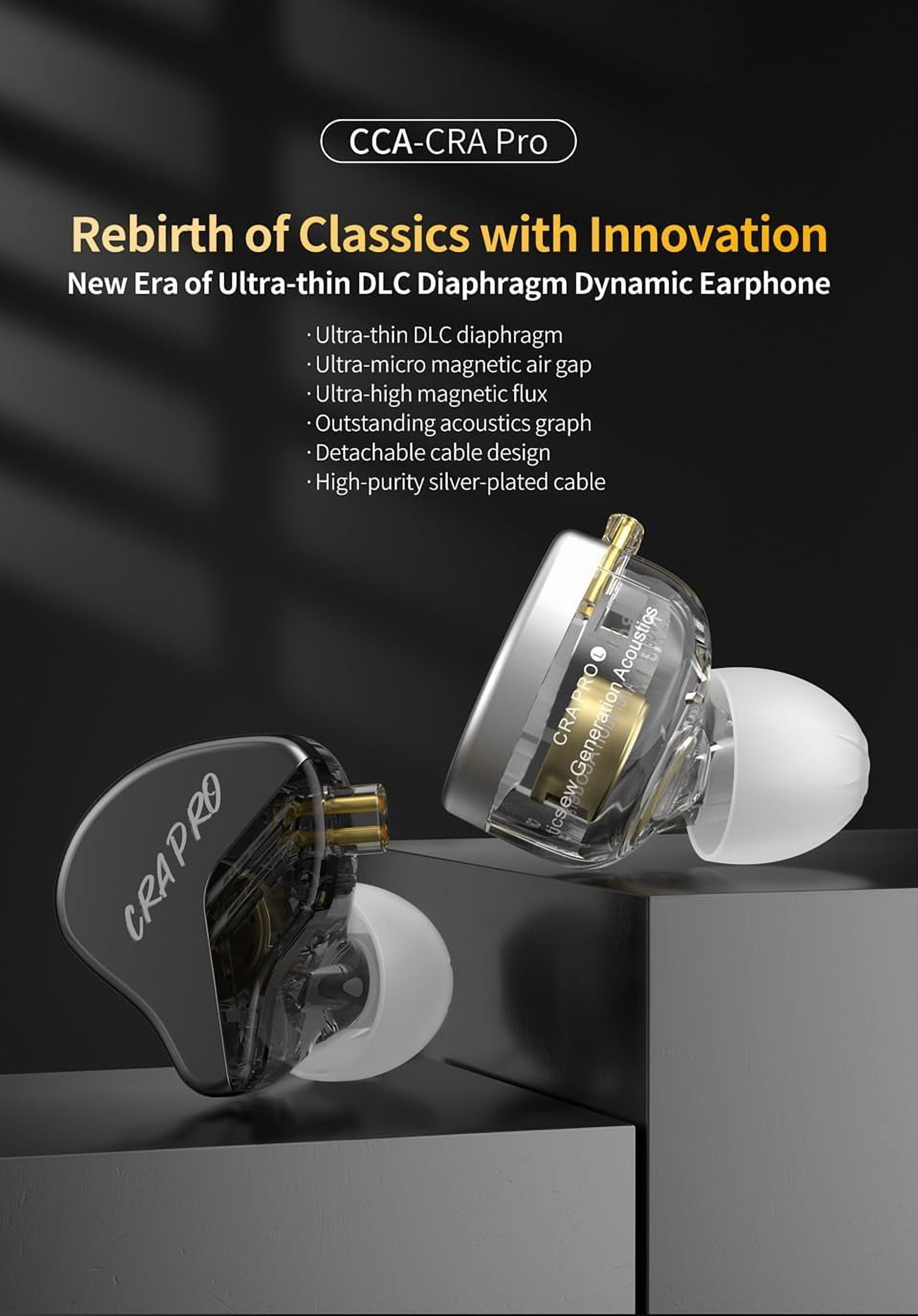 TG4THT-CCA CRA PRO in Ear Monitors, IEMs for Gaming, Ultra-Thin DLC ...