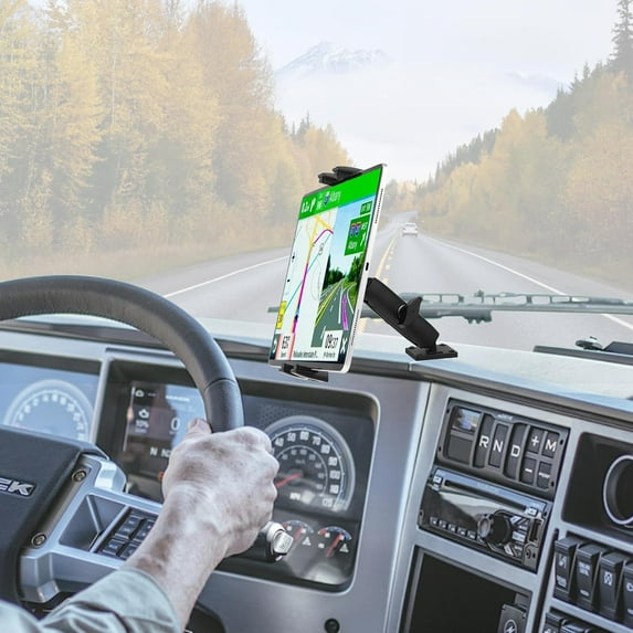TG4THT-Car Tablet Holder, Heavy Duty Drill Base Truck Tablet Mount for ...