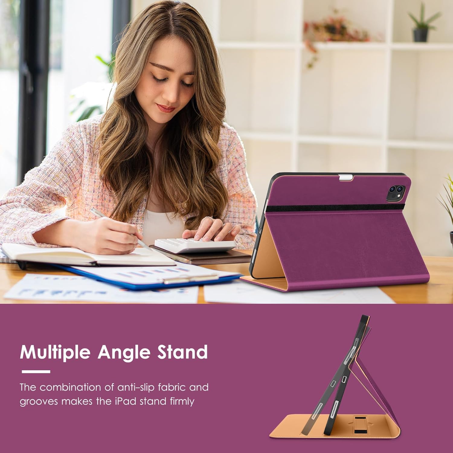 TG4THT-Case for iPad Air 13 inch (M3) 2025 / (M2) 2024,Premium Leather ...