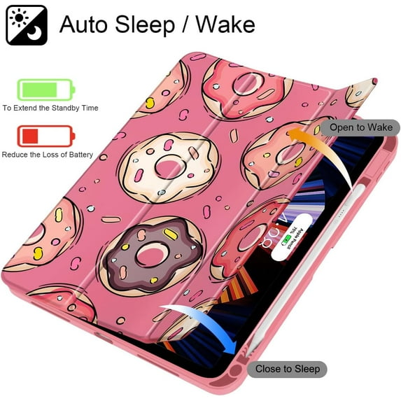 TG4THT-Case for iPad (A16) 11th Gen 11 Inch 2025, iPad 10th Gen 10.9 inch 2022 with Pencil ...