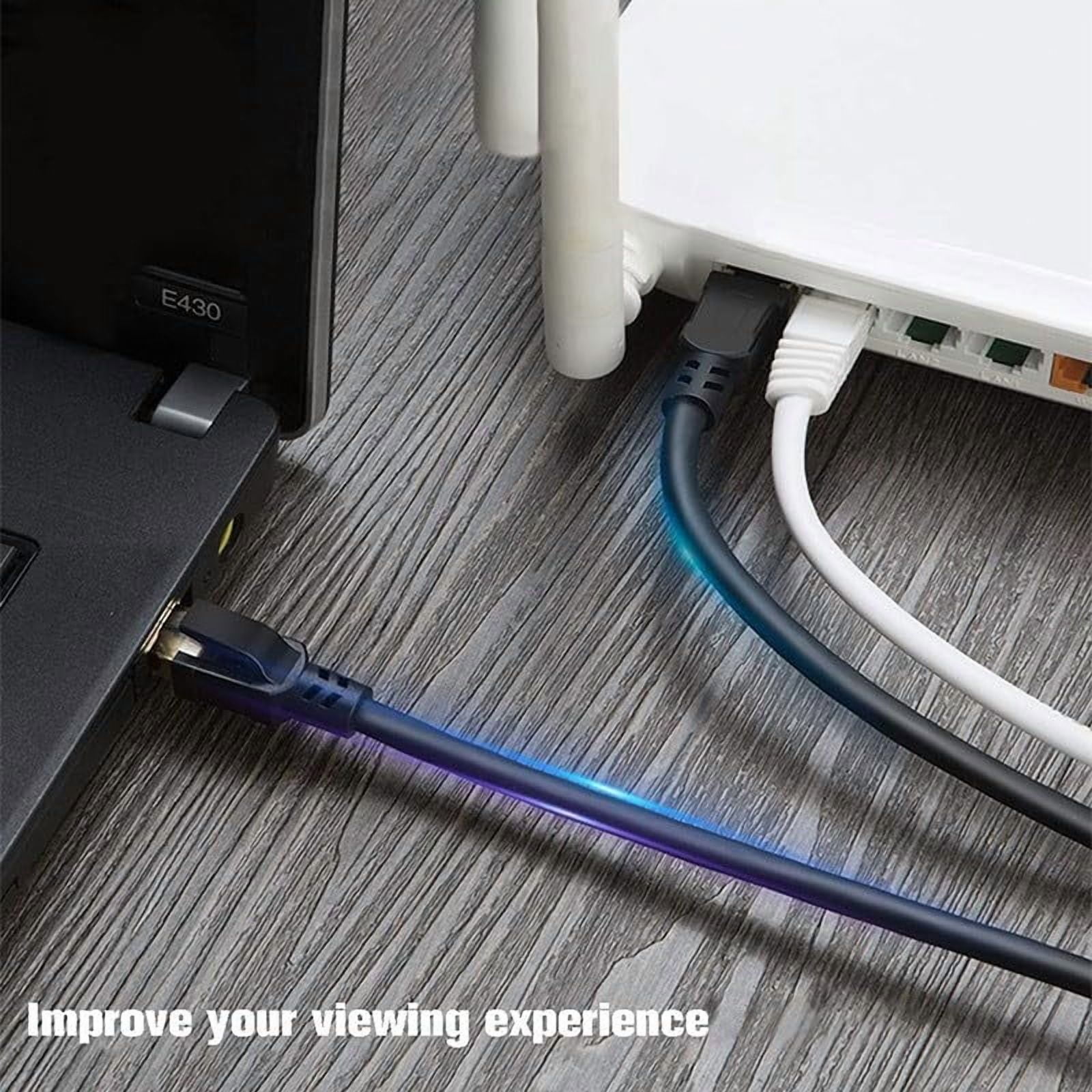 TG4THT-Cat8 Ethernet Cable 100Ft S/FTP Outdoor&Indoor Heavy Duty High ...