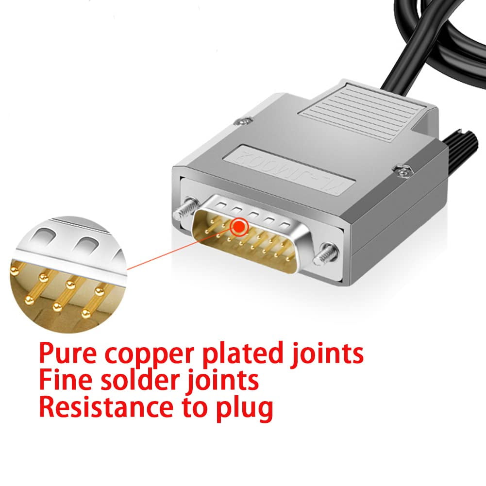 TG4THT-DB15 Solderless Breakout Connector with 5Ft 24AWG Replacement ...