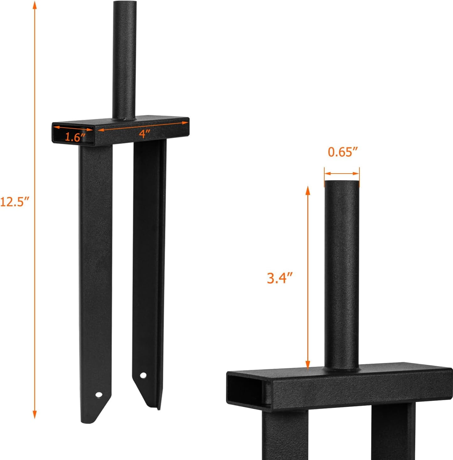 TG4THT-Flag Spike Ground Stake, Heavy Duty Flag Pole Ground Stake Fits ...