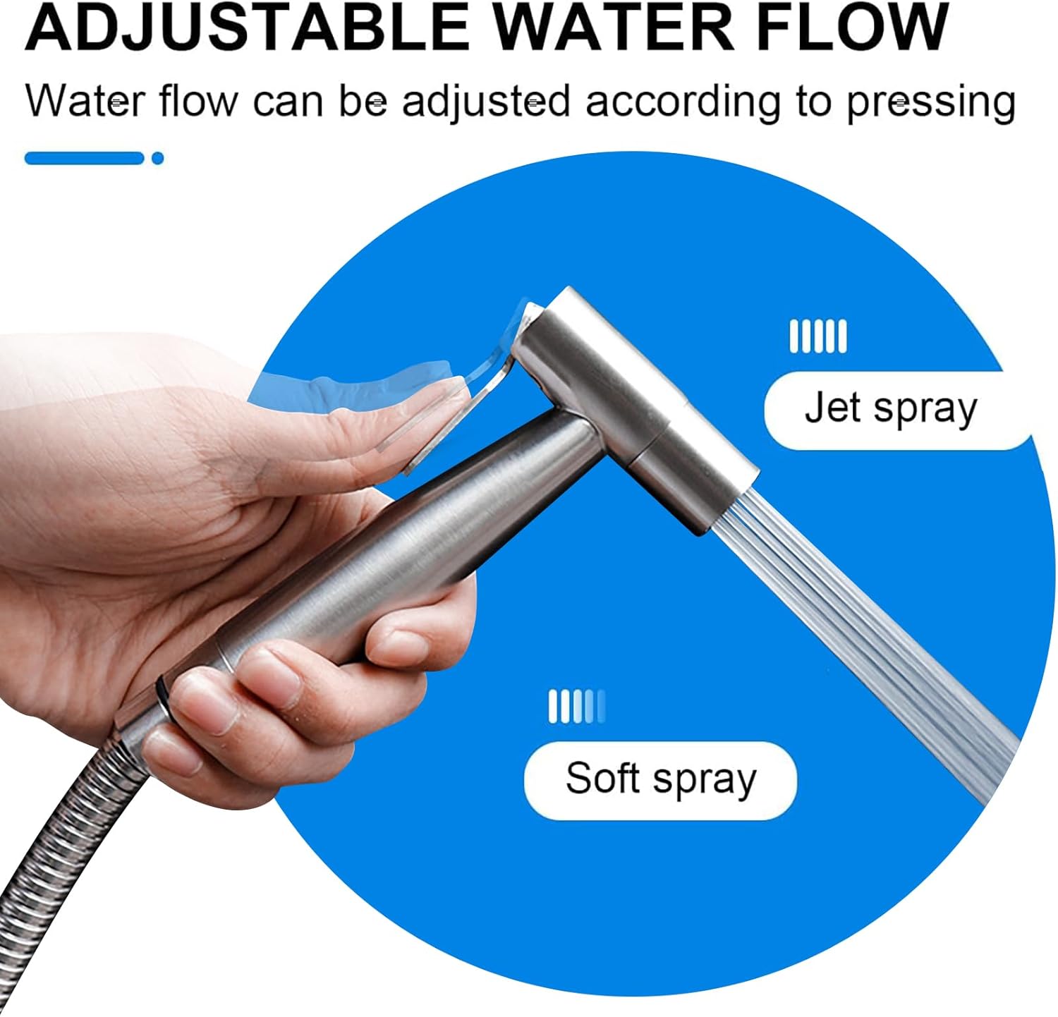 TG4THT-Handheld Bidet Sprayer for Toilet, Stainless Steel Handheld ...