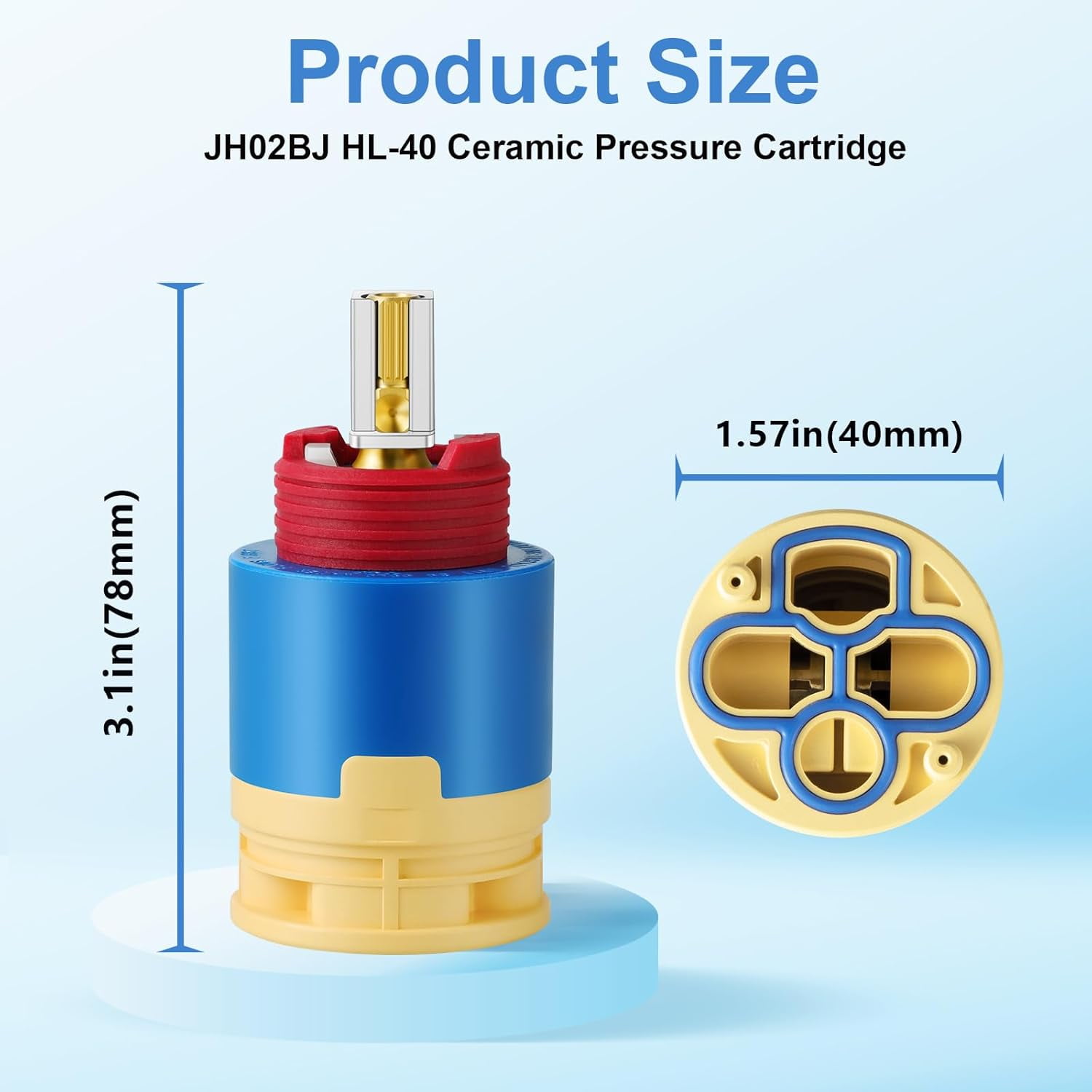 TG4THT-JL02BJ HL-40 Ceramic Pressure Balance Cartridge,40mm Faucet ...
