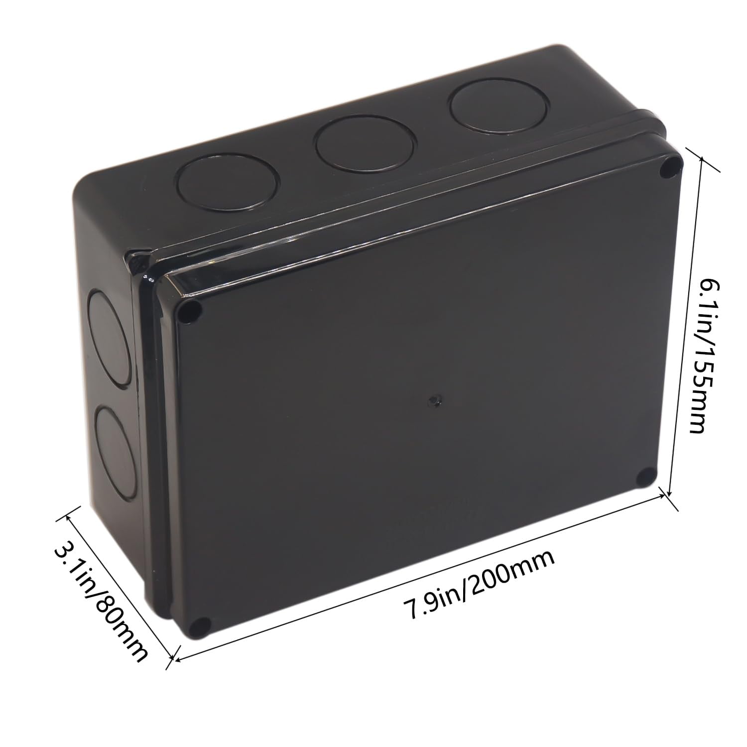 TG4THT-Junction Box, 2Pcs Reserved Holes Electrical Boxes Waterproof ...